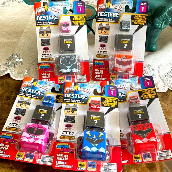 nesters | Toys | Power Rangers Kawaii Cubes Nesterz Lot Of 5 Series ...
